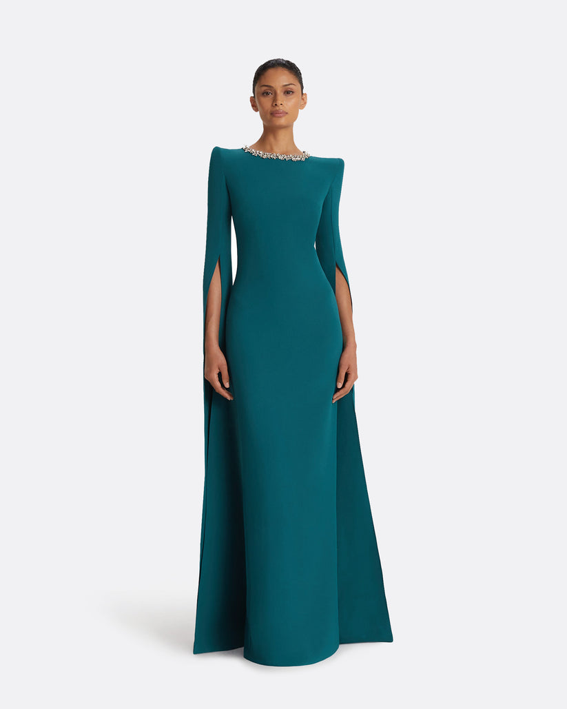 Destiny Poseidon Long Dress – Safiyaa London