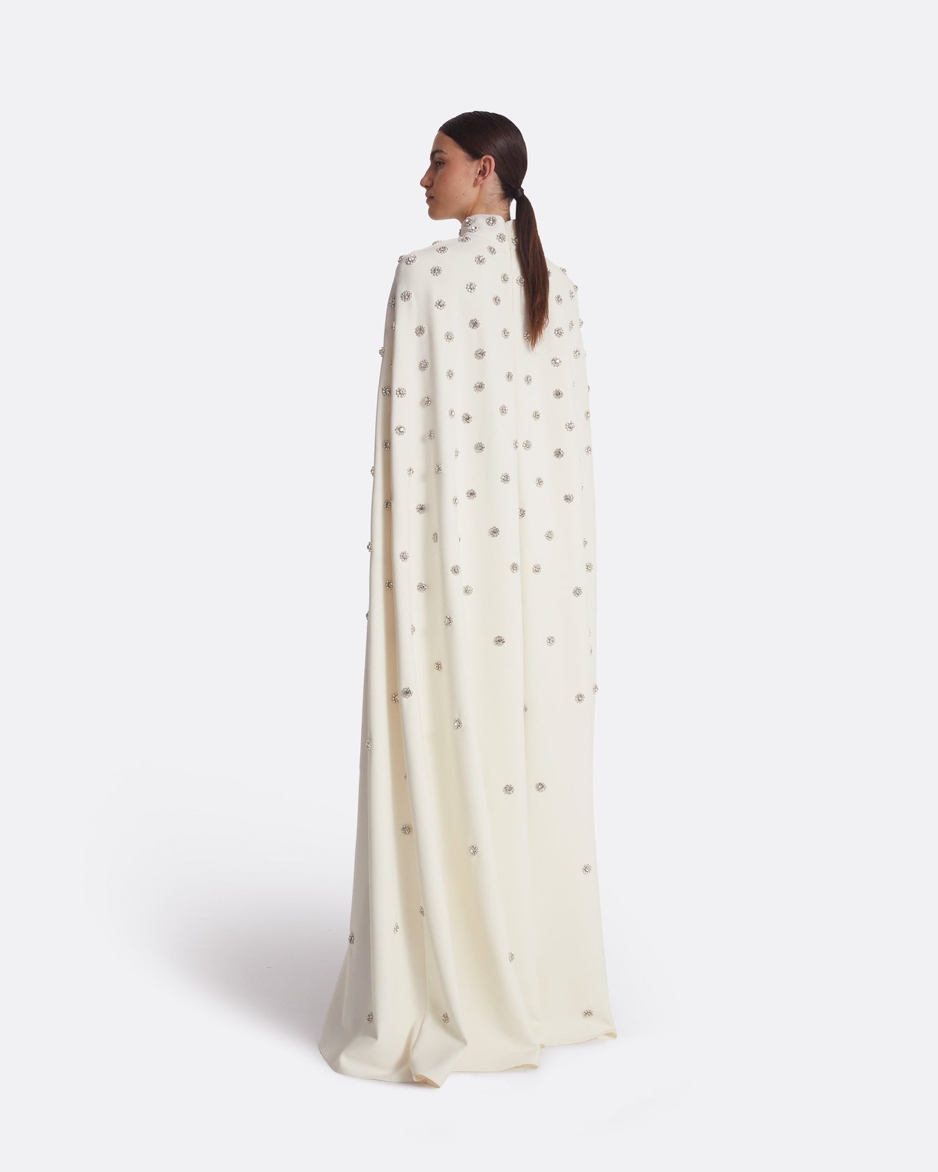 Manore Ivory Harness With Soshin Long Dress – Safiyaa London