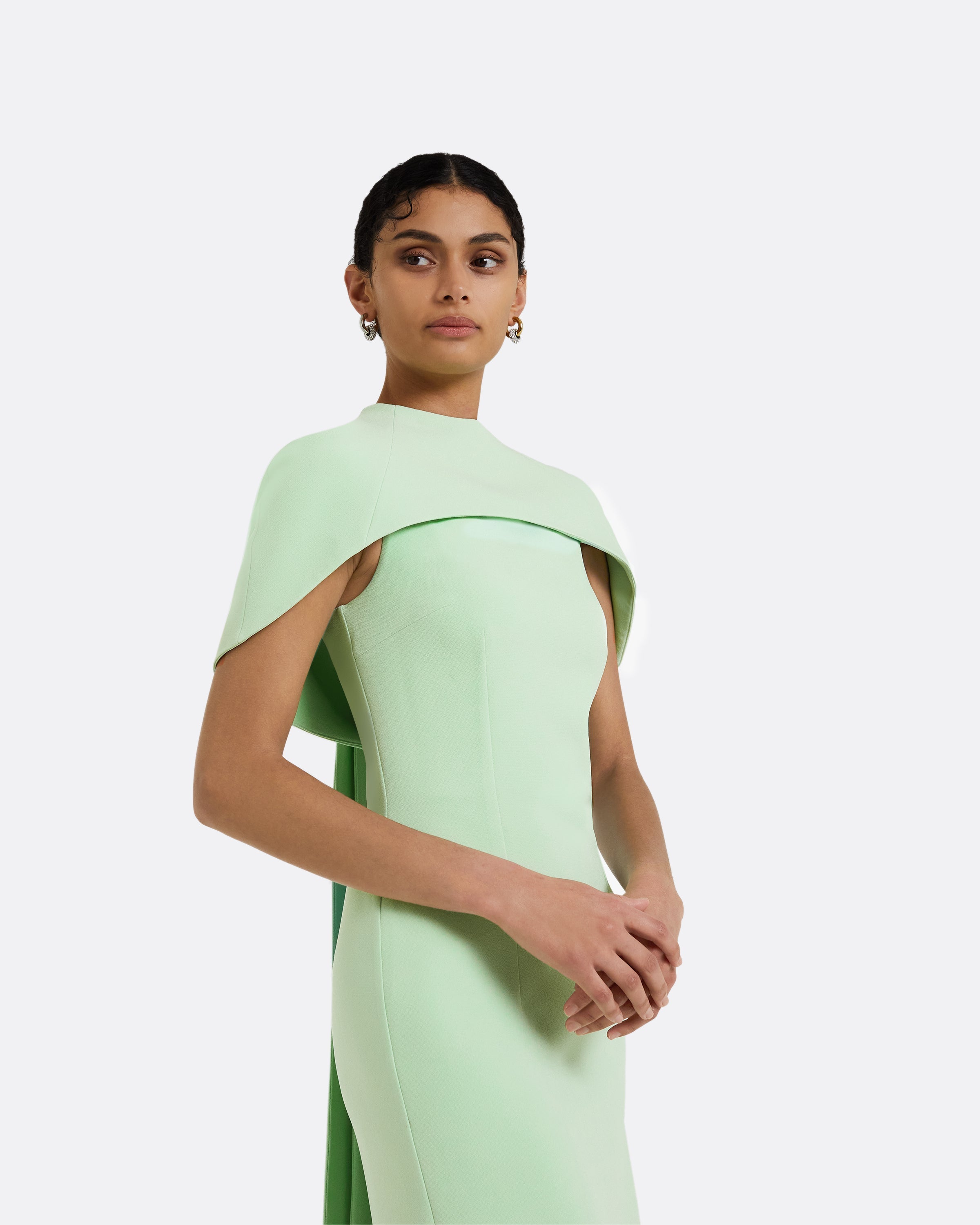 Kalika Jade Long Dress – Safiyaa London