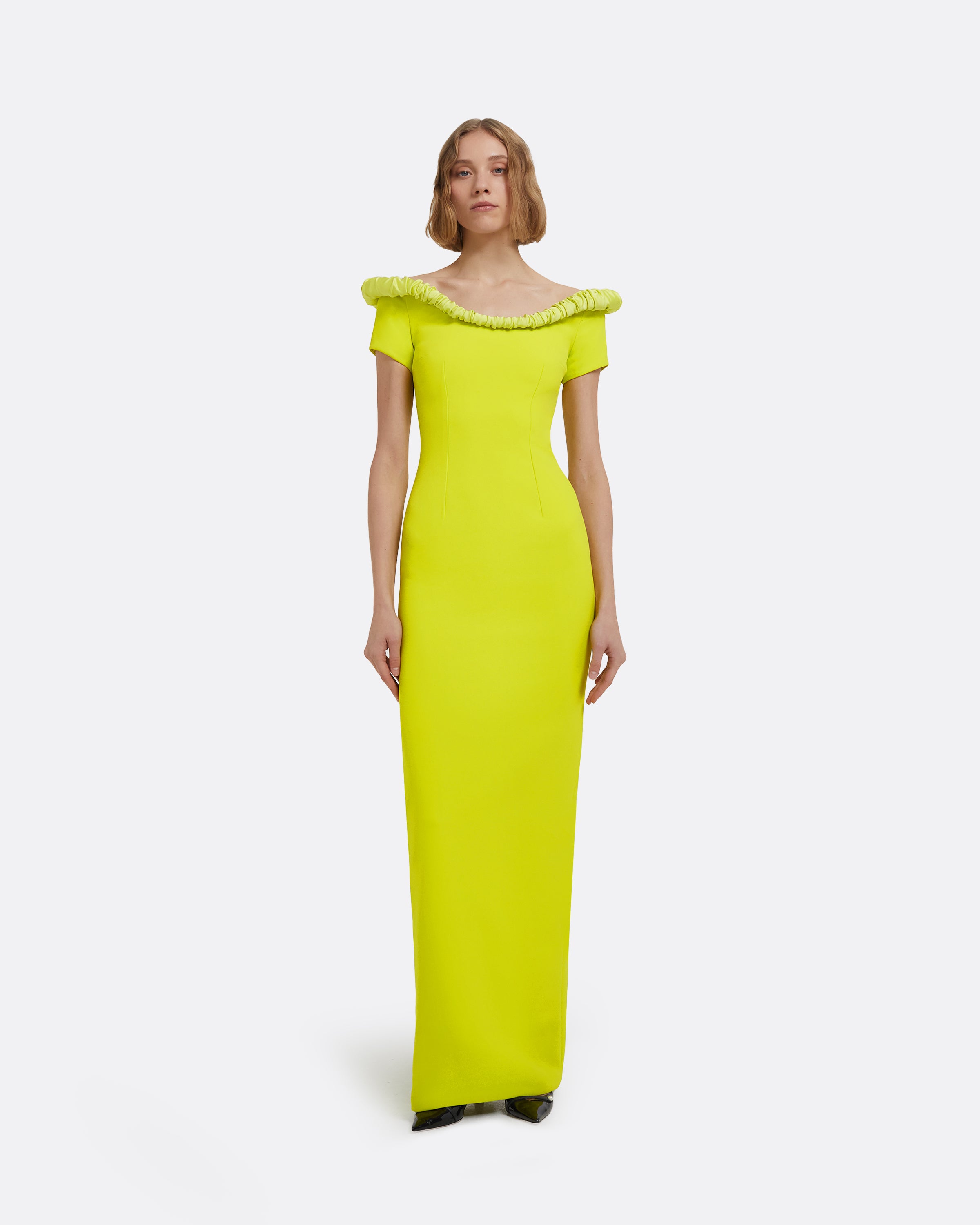 Renata Long Dress in Meknes – Safiyaa London