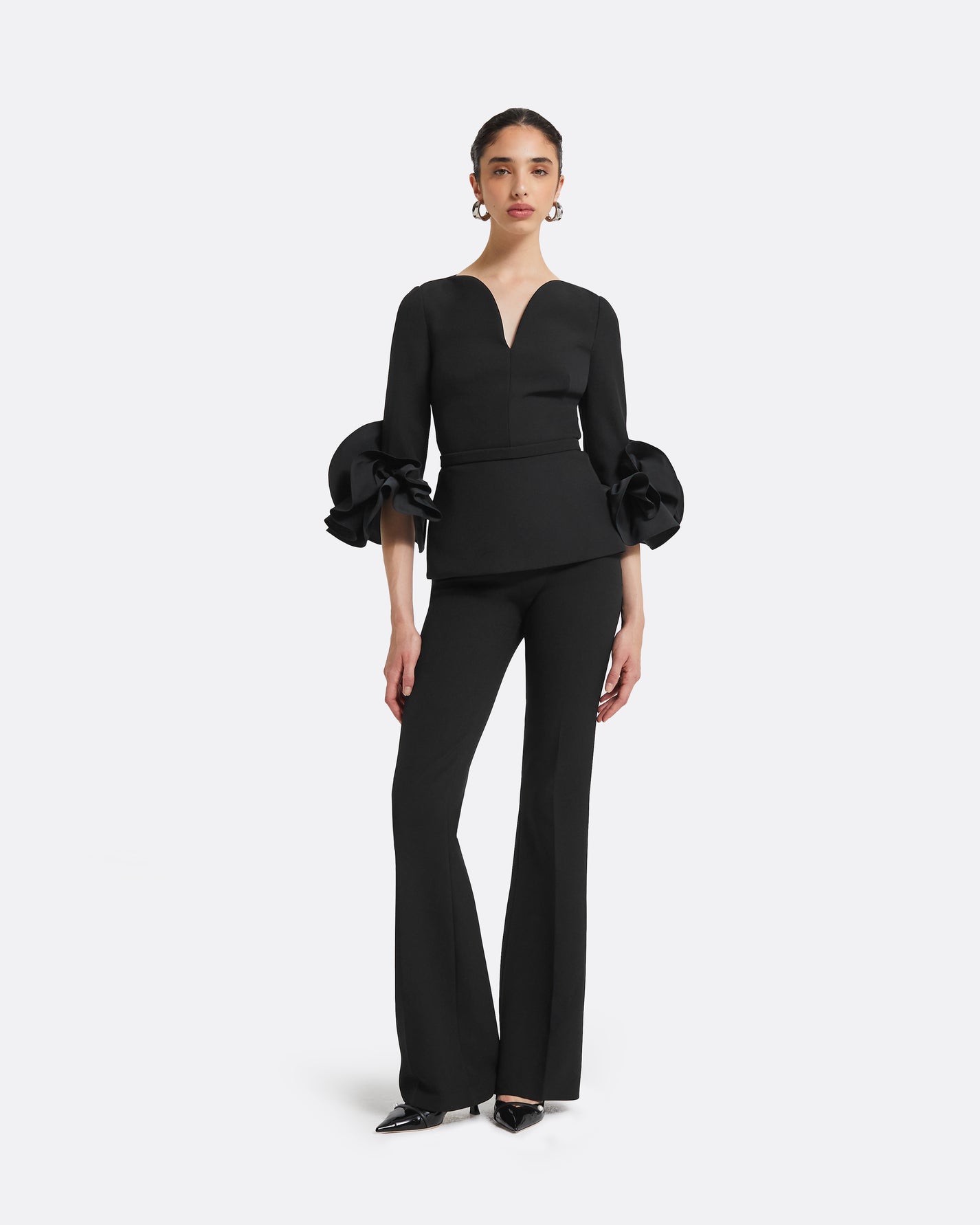 Clemency Black Top – Safiyaa London